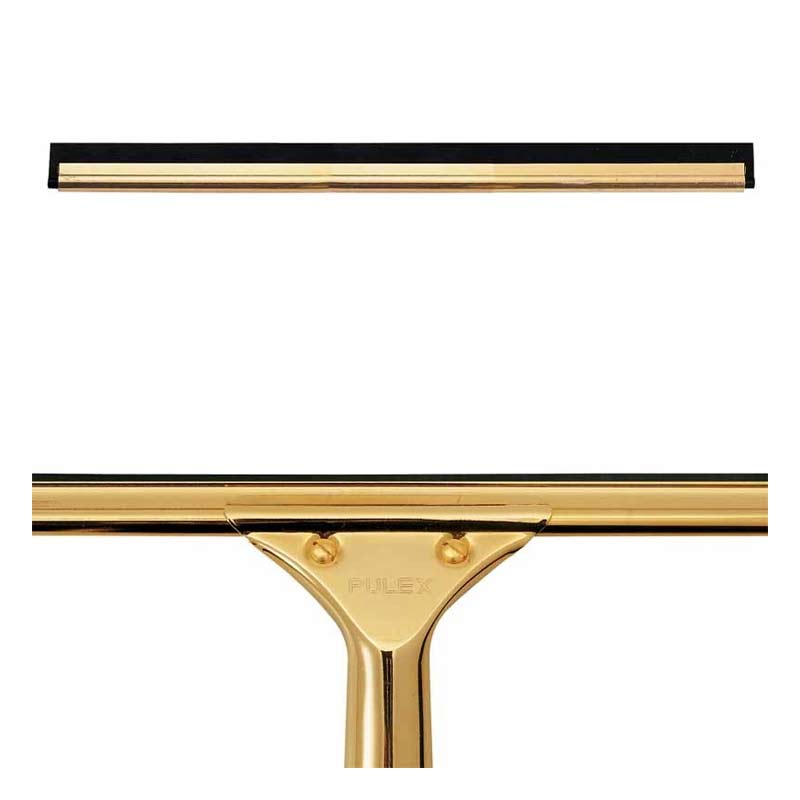 15cm Window Squeegee Brass Channel & Rubber Only
