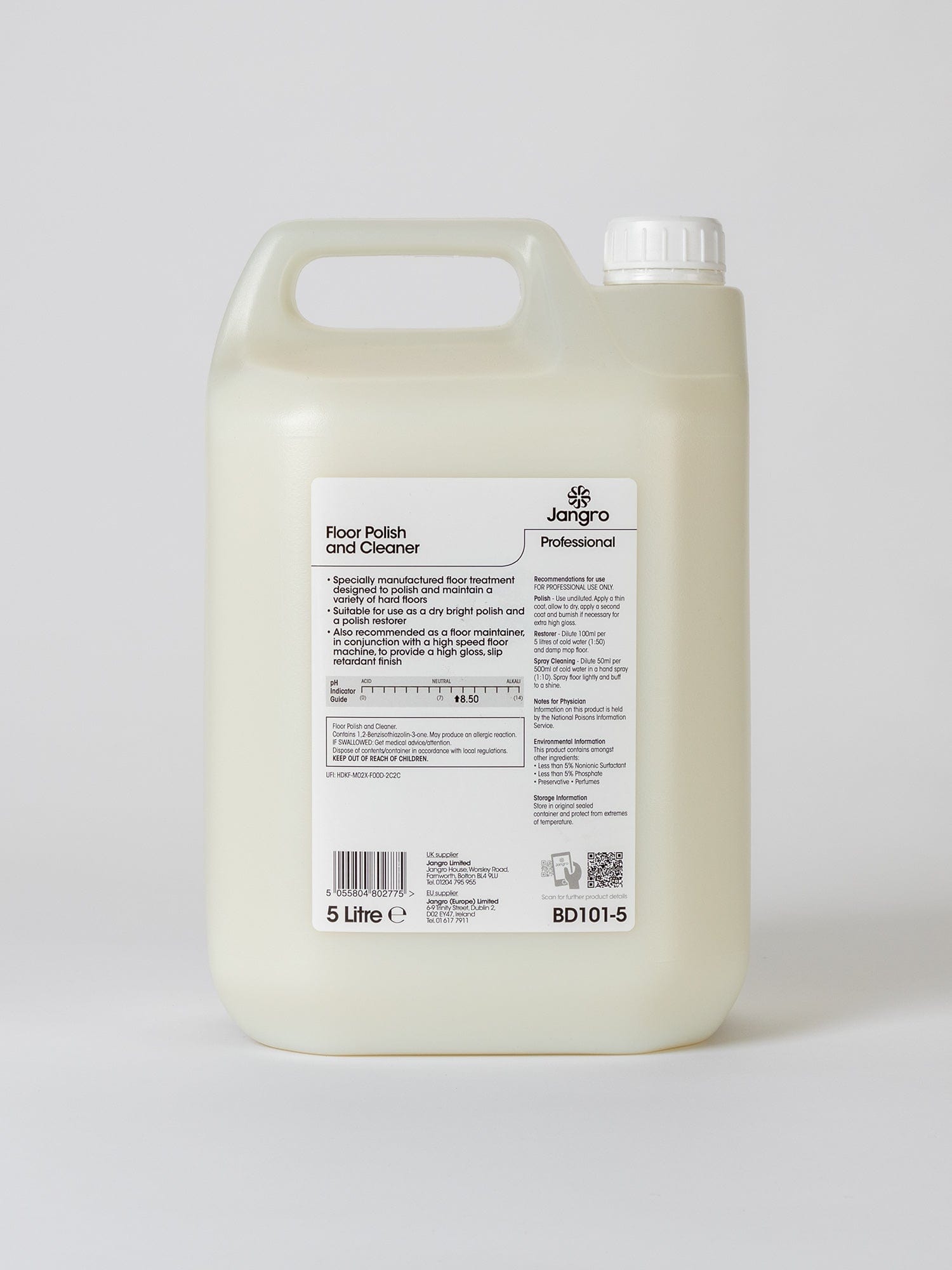 Jangro Floor Polish & Cleaner 5L