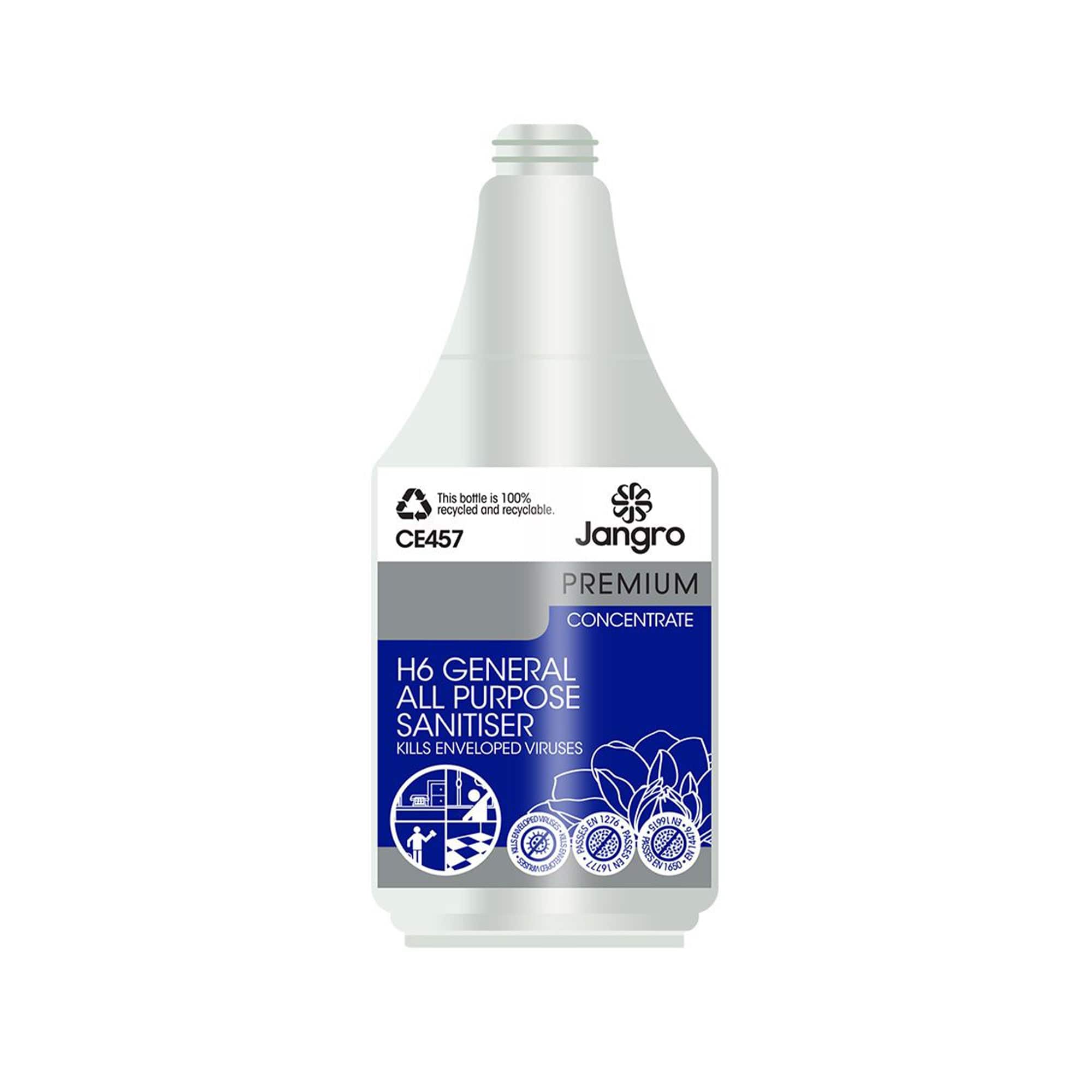 Jangro Premium General All Purpose Sanitiser H6 Refill Bottle
