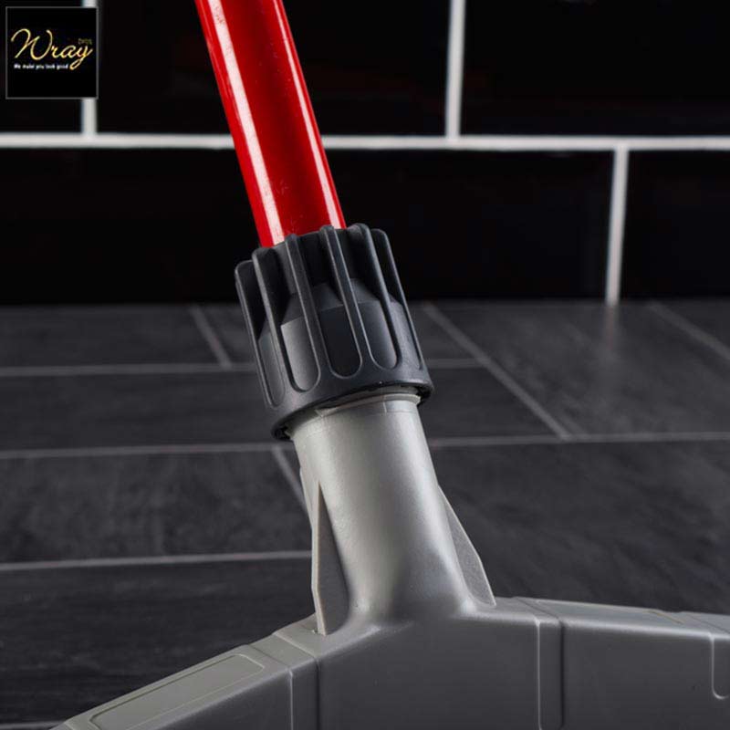 Red Steel Squeegee Handle