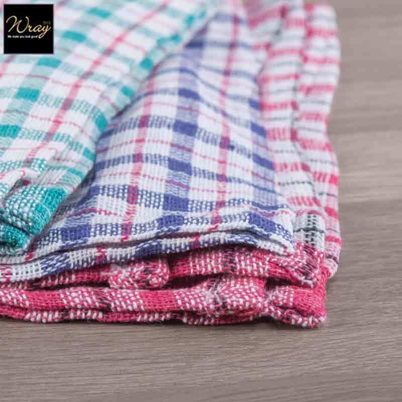 Checkered Tea Towels x10
