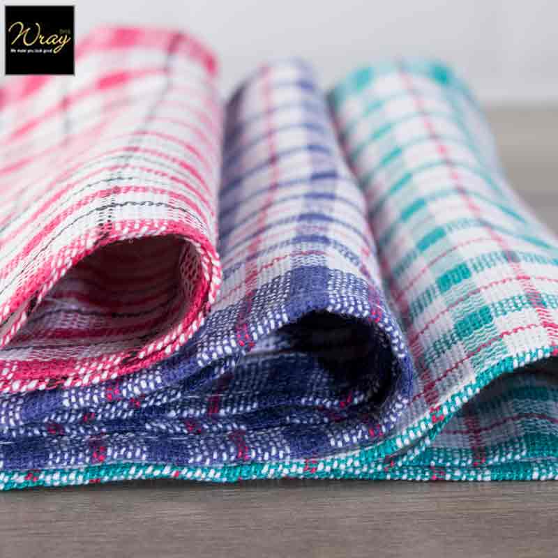 Checkered Tea Towels x10